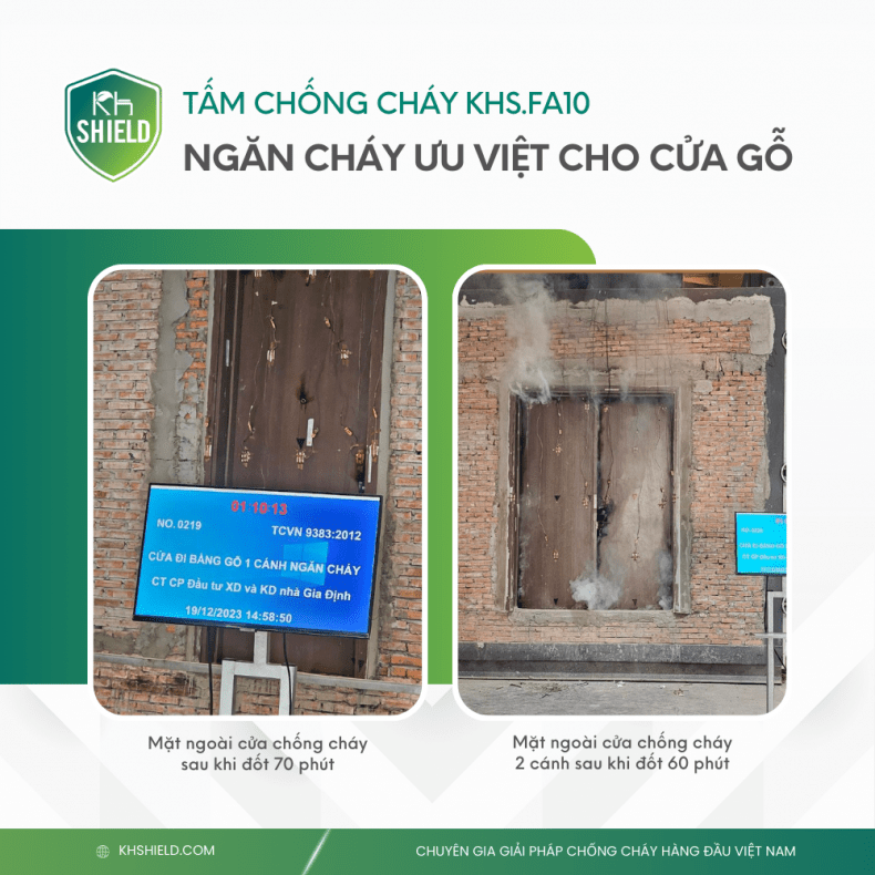 BỨT PHÁ GIỚI HẠN NGĂN LỬA VỚI VẬT LIỆU KH SHIELD - KH Shield